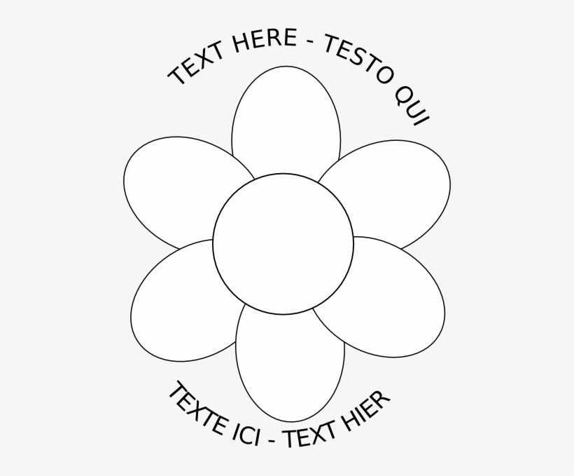 How To Set Use Flower Outline With Text Option Clipart PNG Image ...