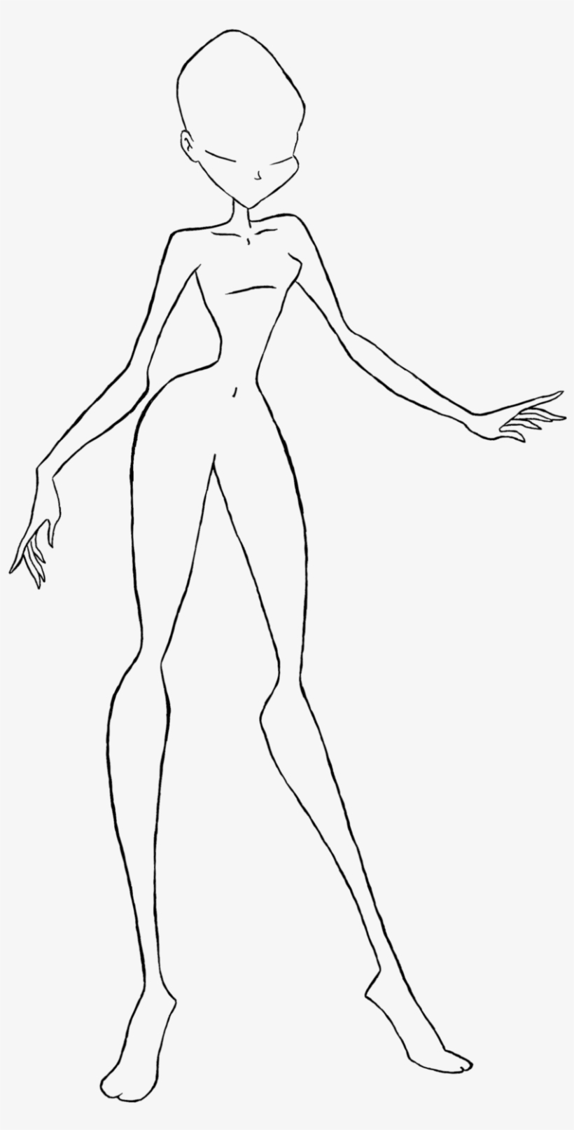 Anime Body Outline Drawing Bmp clown