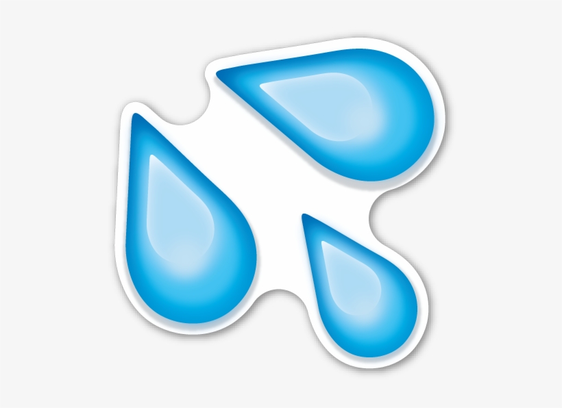 27 Images About Edit On We Heart It - Water Emoji Sticker Png PNG Image ...