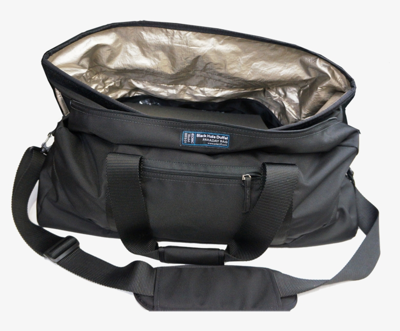 Fbhd Duffel Bag Open - Edec Black Hole Faraday Duffel Bag PNG Image ...