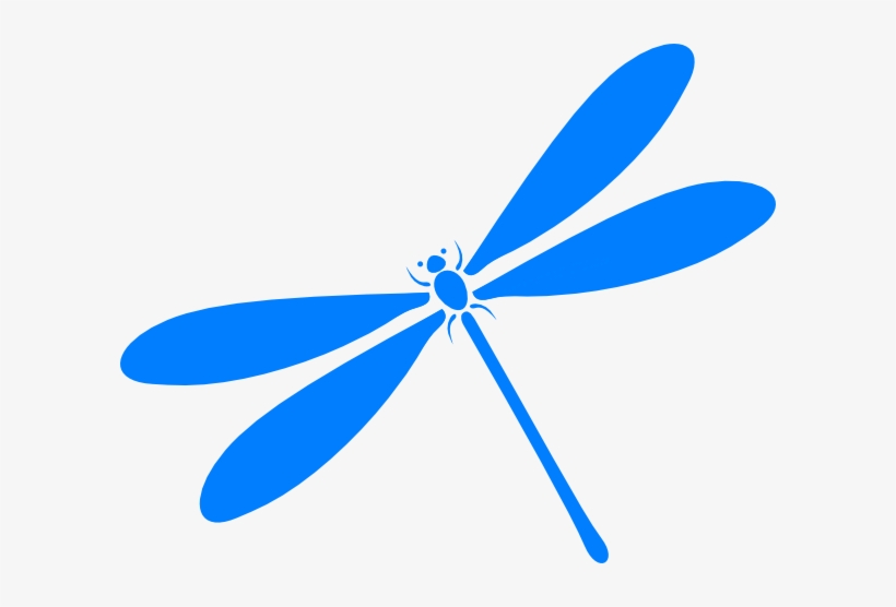 Blue Dragonfly Clipart