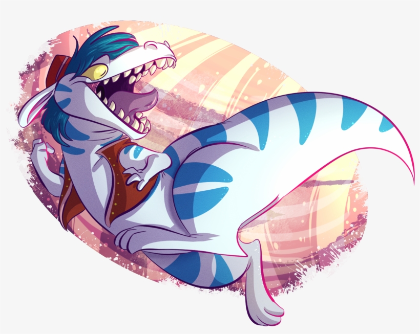 Din The Magical Raptor - The Happy Raptor PNG Image | Transparent PNG ...
