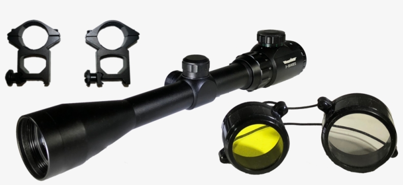 Rifle Scope 3-9x40mm With Illuminated Reticle - Reticle PNG Image ...