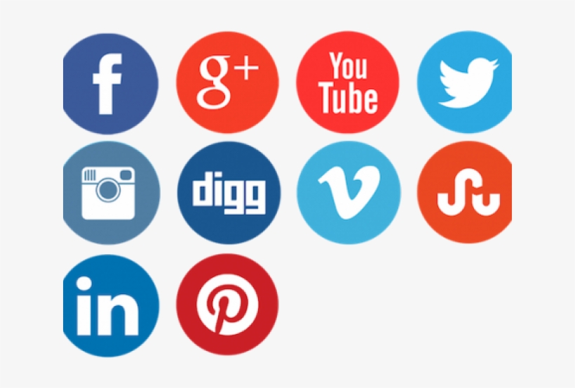 Transparent Background Social Media Icon Png PNG Image | Transparent ...