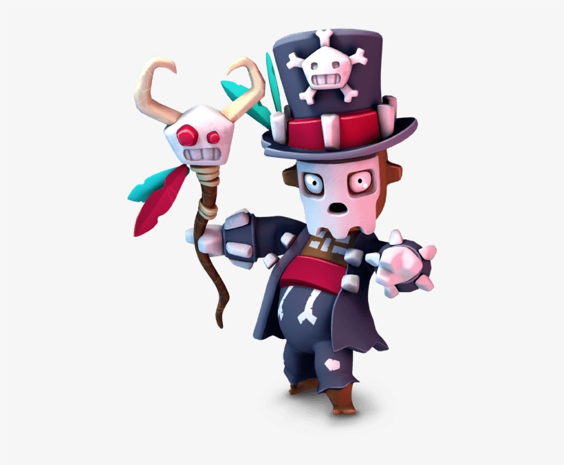 Witch Doctor - Clash Royale Witch Doctor PNG Image | Transparent PNG ...