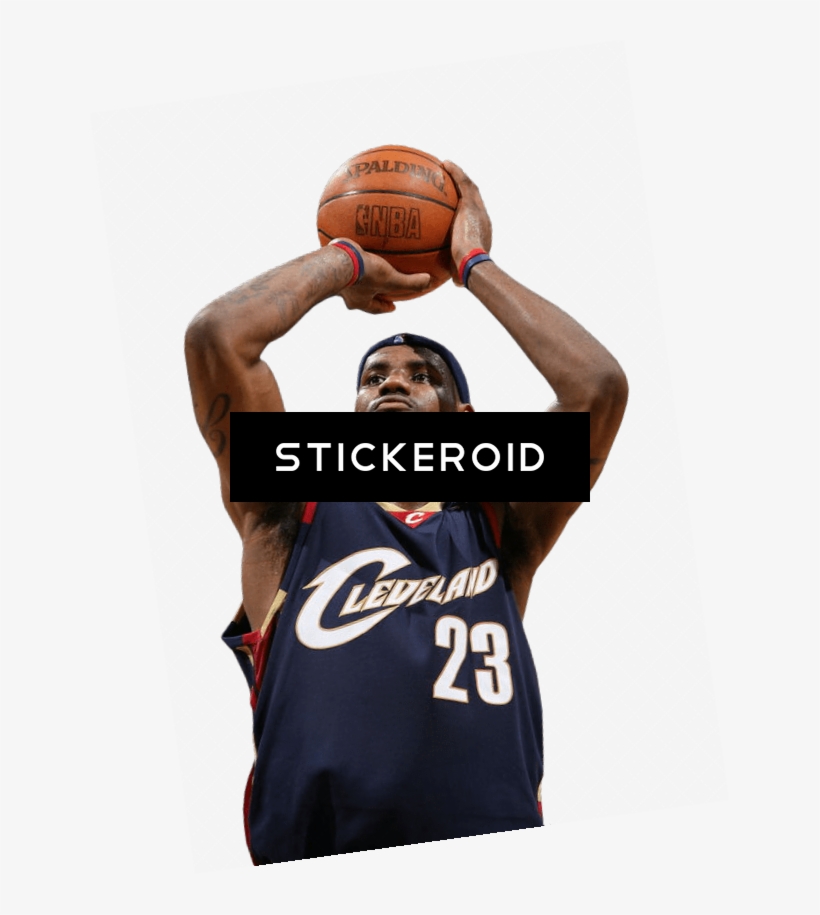 Lebron Shooting Basketball