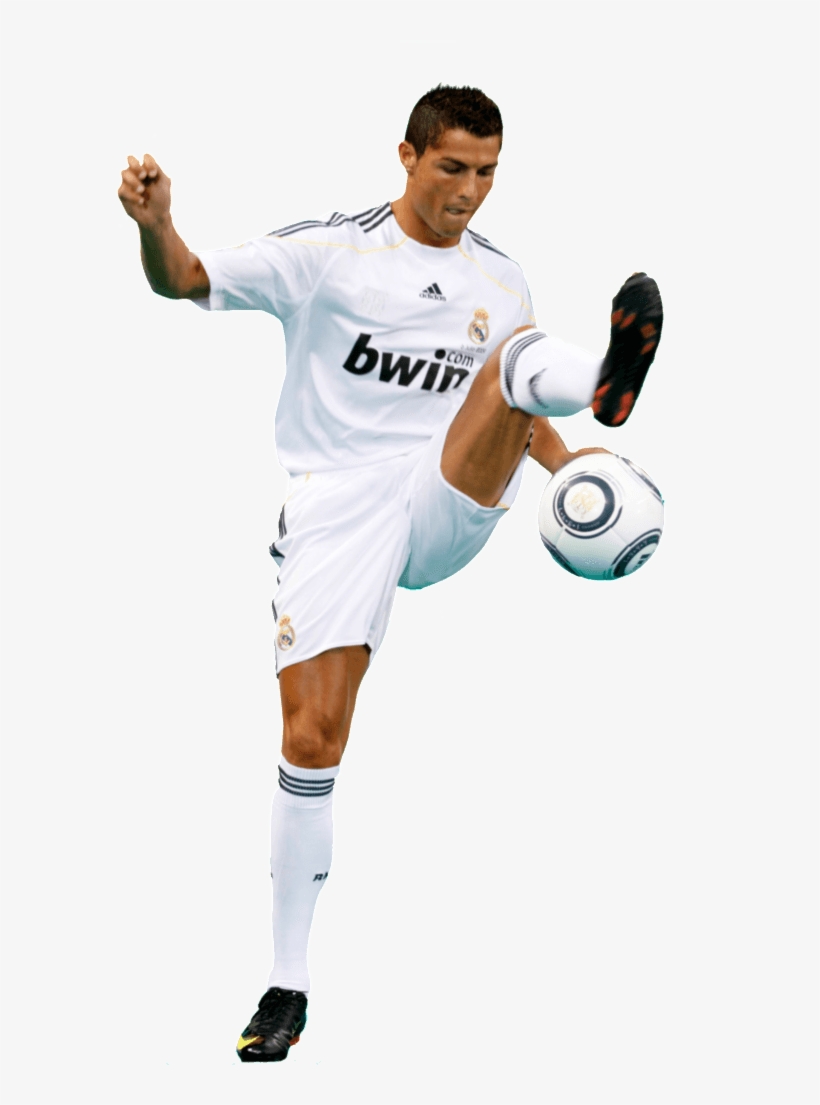 High Ball Ronaldo - C Ronaldo In Real Madrid PNG Image | Transparent ...