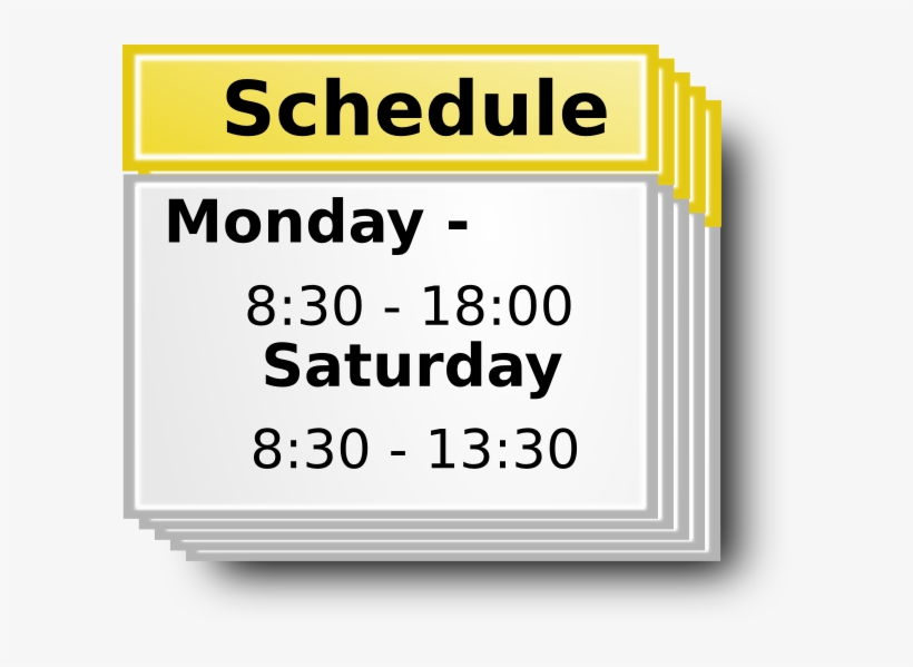 Schedule Clip Art