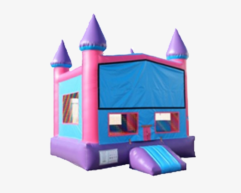 Pink Castle Bounce House PNG Image | Transparent PNG Free Download on ...