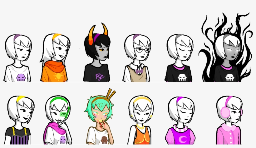Rosebush ” - Homestuck Roxy Lalonde Talksprite PNG Image | Transparent ...