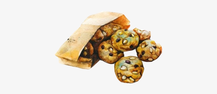 Drawing Cookies Watercolor - Cookie Watercolor Png PNG Image ...