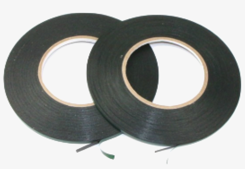 3m Adhesives Double Side Roll 3mm Black Tape - Adhesive Tape PNG Image ...