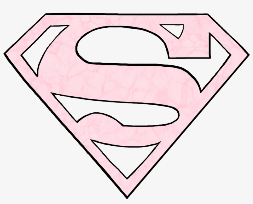 Superman Symbol Pink