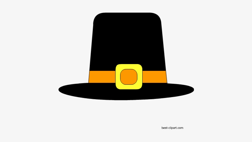 Thanksgiving Pilgrims Hat Clip Art - Clip Art PNG Image | Transparent ...