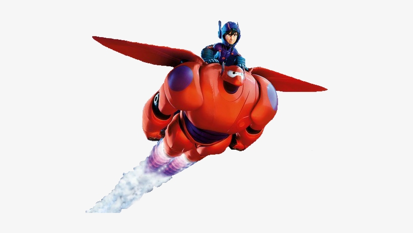 Download Filehiro And Baymax Flying Ironman Flying Png - Flying Baymax ...