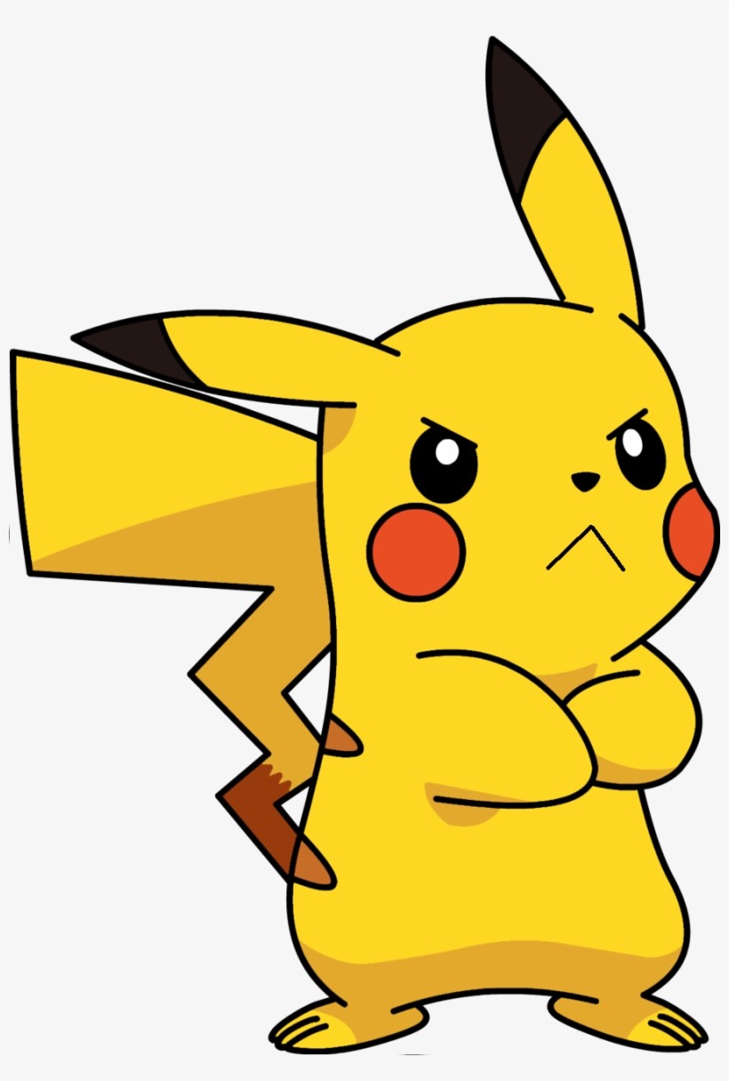 Pikachu Angry Face