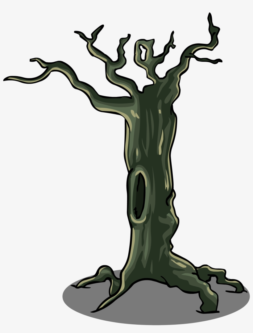 Spooky Tree Sprite 004 - Sprite Trunk Png PNG Image | Transparent PNG ...