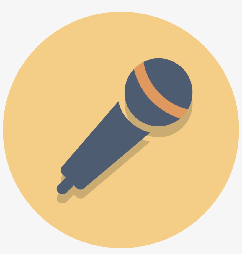 Download Open - Mic Circle Icon | Transparent PNG Download | SeekPNG