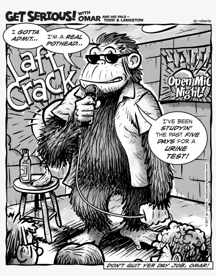 Omar Open Mic Night - Cartoon PNG Image | Transparent PNG Free Download ...