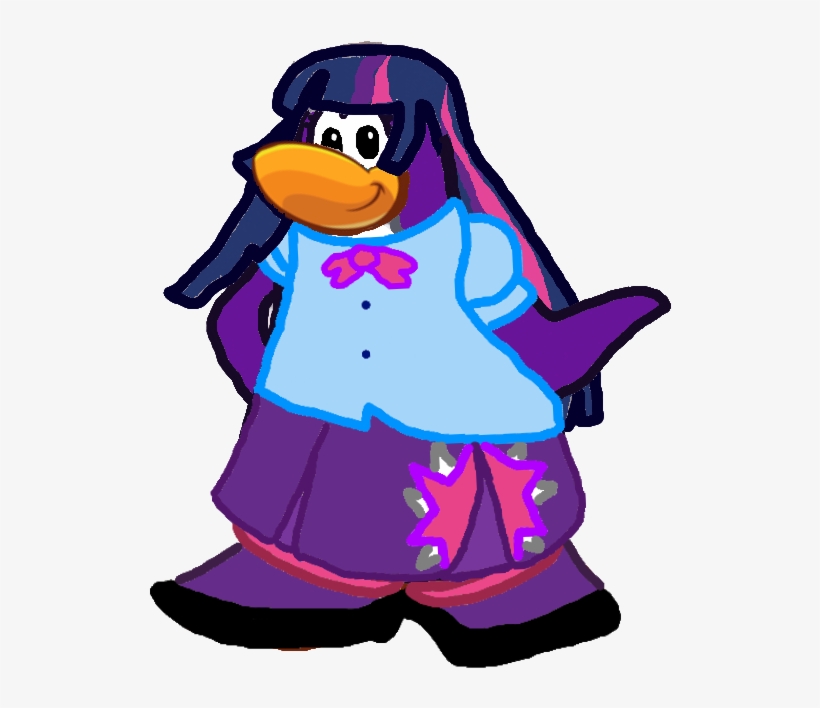 Twilight Sparkle - Mlp Versao Club Penguin PNG Image | Transparent PNG ...