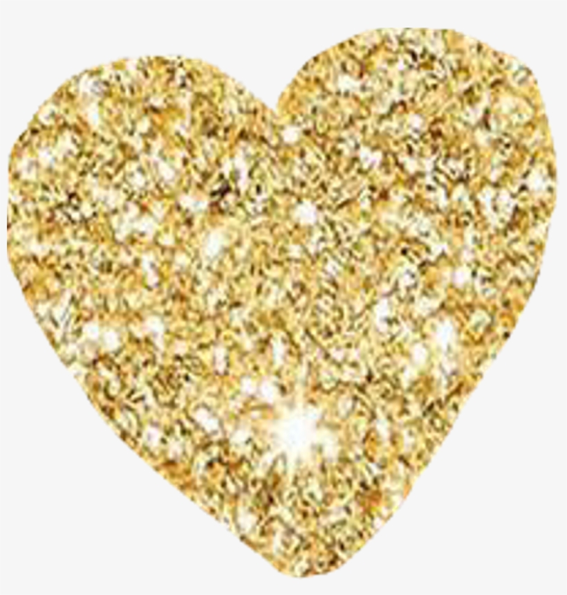 Download Heart Glitter Sparkle Gold Goldheart Glitterheart Freet ...
