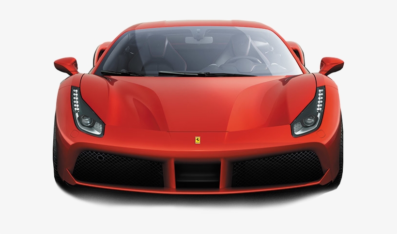 Ferrari Front Png Clip Royalty Free Library - Ferrari 488 Front View ...