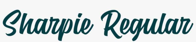 Sharpie Regular Font - Vector Graphics PNG Image | Transparent PNG Free ...