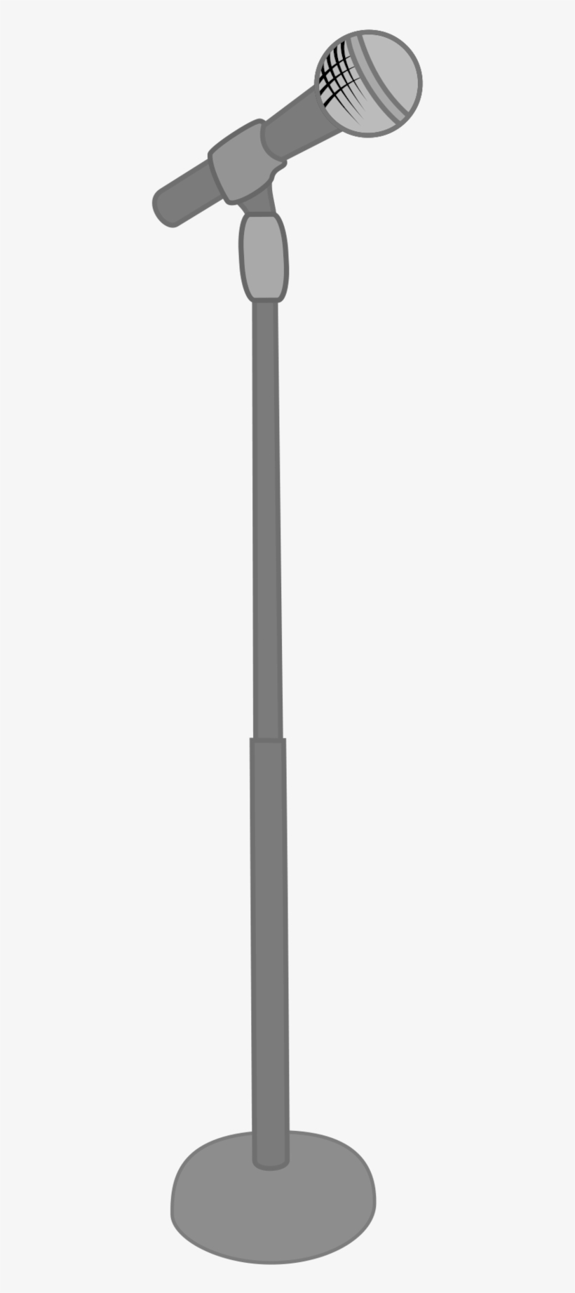Download Mic Stand Vector By Meteor-venture - Microphone Stand Clipart ...