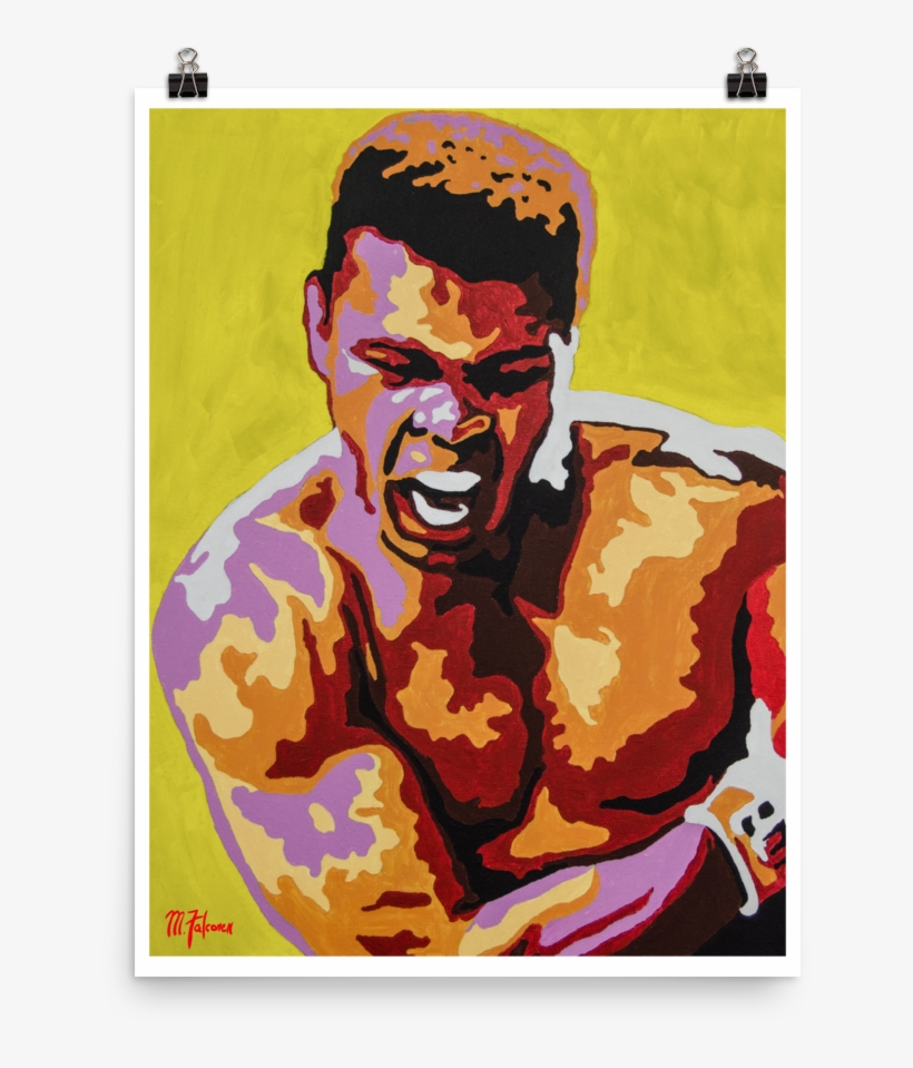 Muhammad Ali Print - Illustration PNG Image | Transparent PNG Free ...