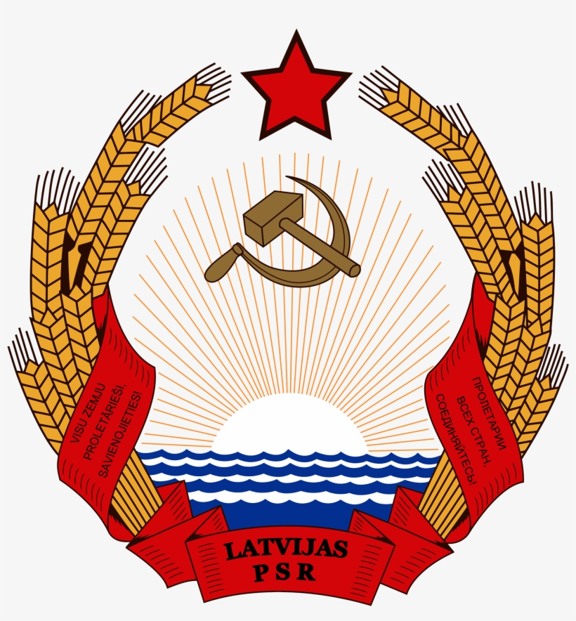 Soviet Union Cccp Wolpeyper Entitled Latvia Ssr Amerikana - Latvian Ssr ...