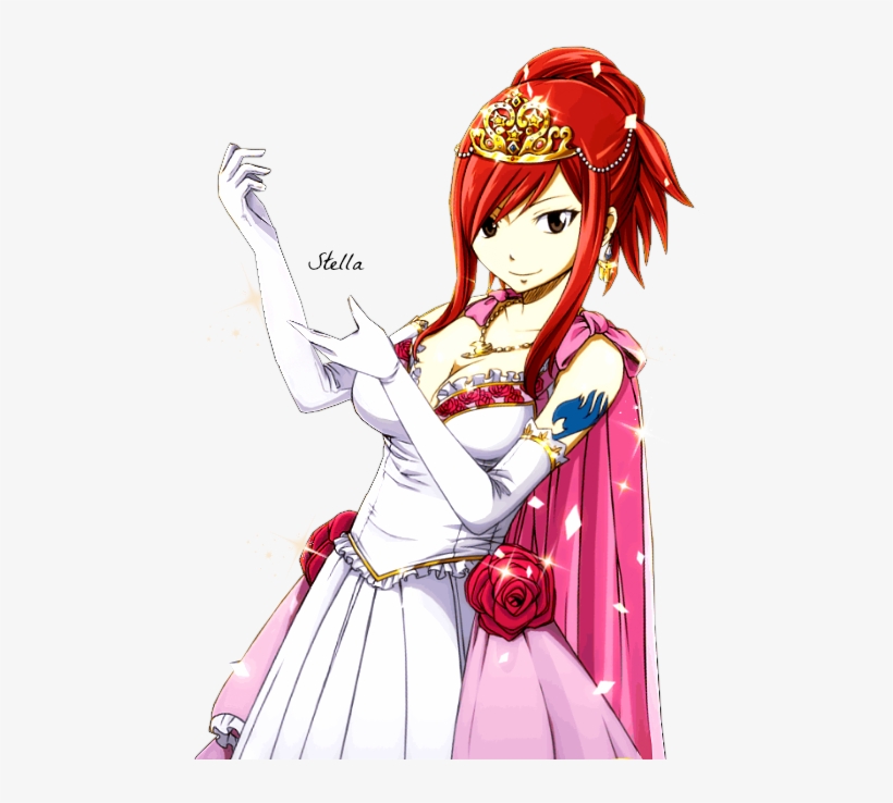 Erza Scarlet Looking Like The Queen She Is - Fairy Tail Valentine Erza ...
