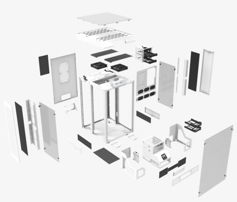 Thermaltake The Tower 900 Snow Edition E Atx Vertical - Thermaltake The ...