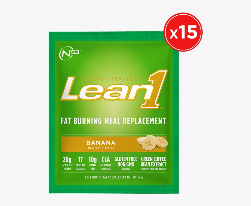 Lean1 15-serving Packets - Nutrition53 Lean1 PNG Image | Transparent ...