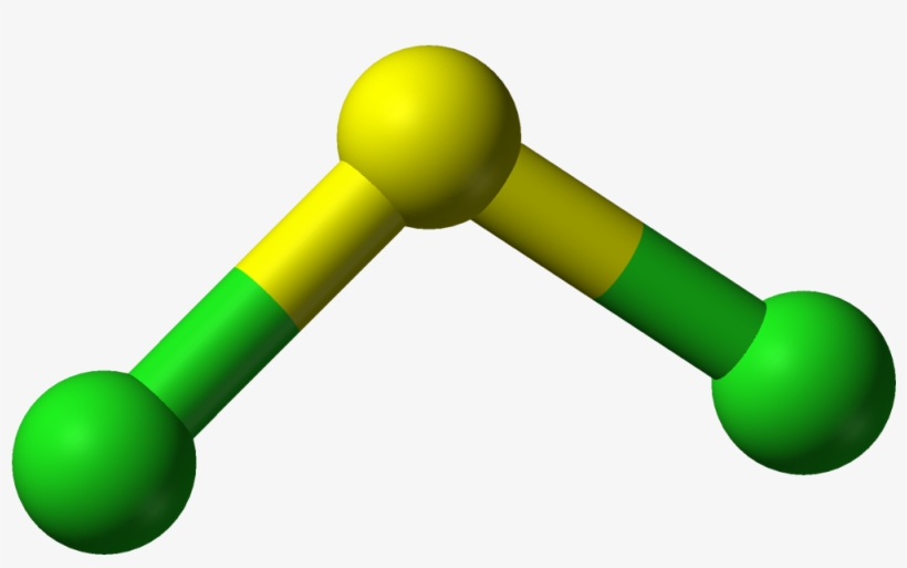 Download Sulfur Dichloride 3d Balls - Sulfur Dichloride | Transparent ...