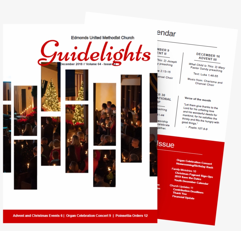 December Guidelights Cover 2018 - Flyer PNG Image | Transparent PNG ...