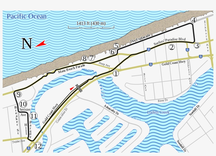 Gold Coast Indy Track PNG Image | Transparent PNG Free Download on SeekPNG