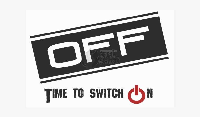 Off Time To Switch On Symbol Graphics Art Logo - Bleach PNG Image ...