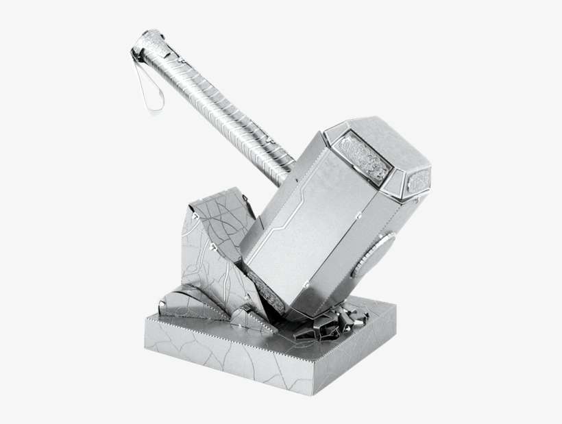 Picture Of Mjolnir - Metal Earth Marvel Mjolnir PNG Image | Transparent ...