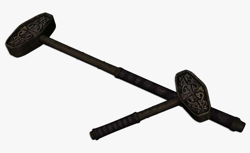 Version 3 - - Skyrim Nordic Hammer Mod PNG Image | Transparent PNG Free ...