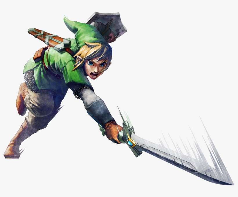 Download Guy Swinging Sword - Legend Of Zelda Skyward Sword ...