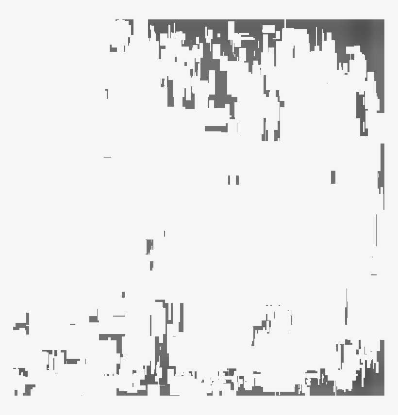 Glitch Clipart Border - Monochrome PNG Image | Transparent PNG Free ...