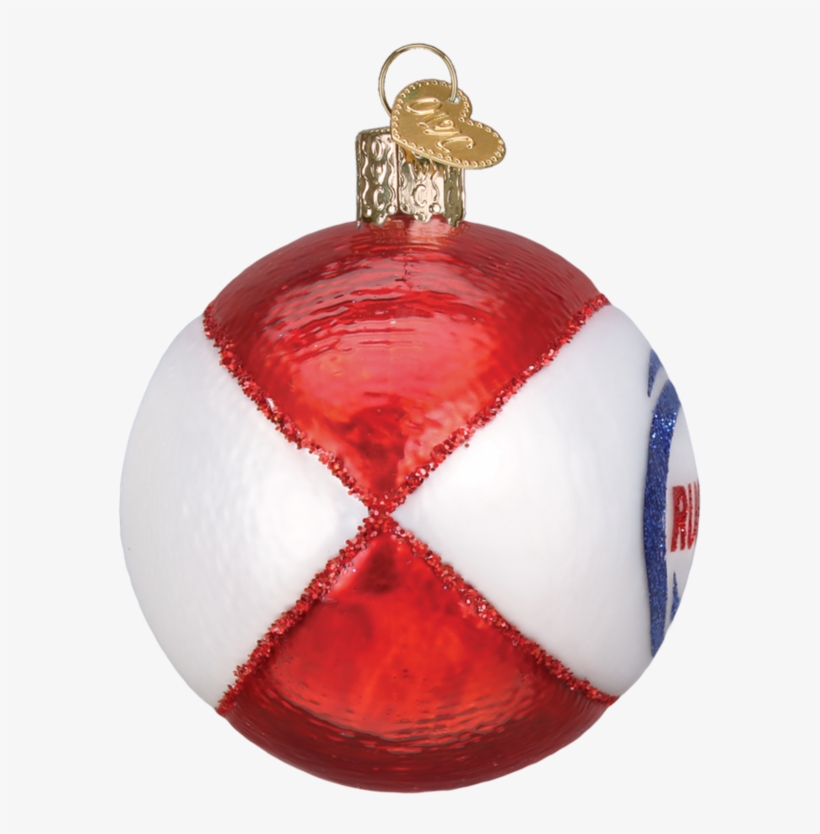Old World Christmas Hanging Tree Ornament, Rugby Ball - Old World ...