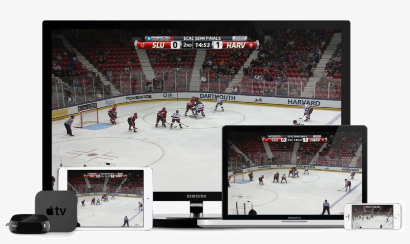 Boxcast Live Stream Sports To All Devices - College Ice Hockey PNG ...