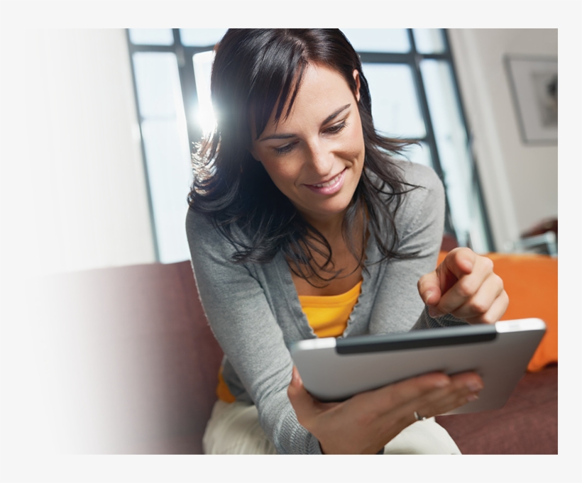 In Fact, The Easy To Use And Versatile Communication - Woman Reading ...