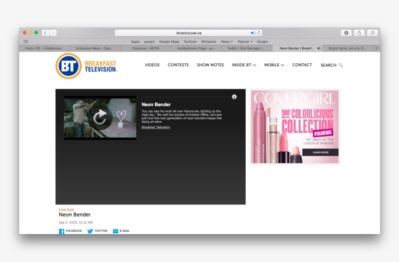 Live Eye Ctv Breakfast Television - Breakfast Television PNG Image ...