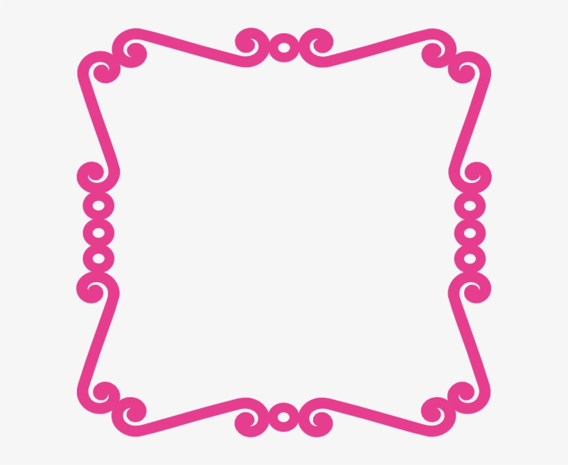 Download Pink Clipart Picture Frame - Pink Clip Art Frame | Transparent ...