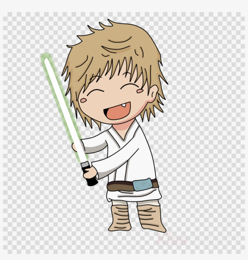 Luke Skywalker Animation Clipart Luke Skywalker Leia - Drawing PNG ...