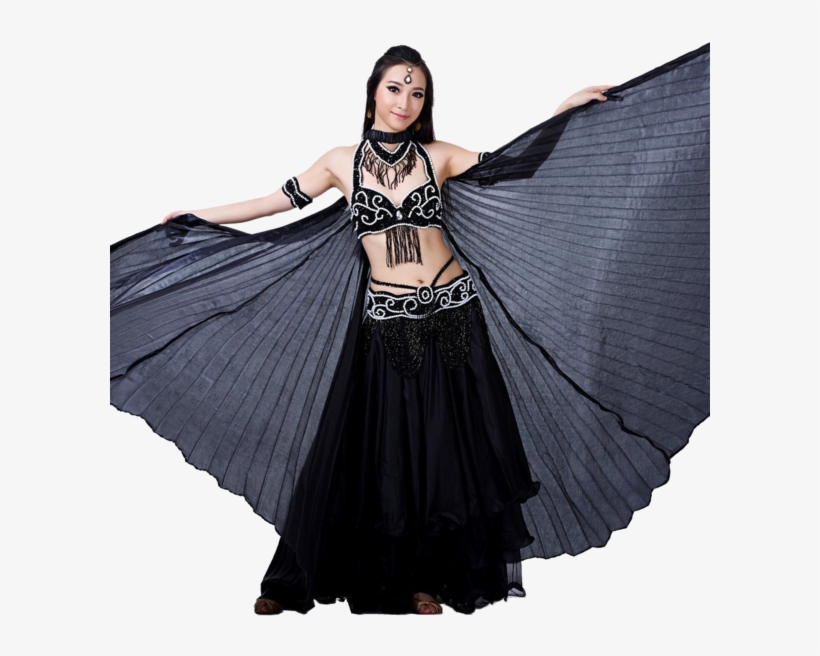 Dance Fairy Exotic Belly Dance Isis Wings - Black Belly Dance Costumes ...