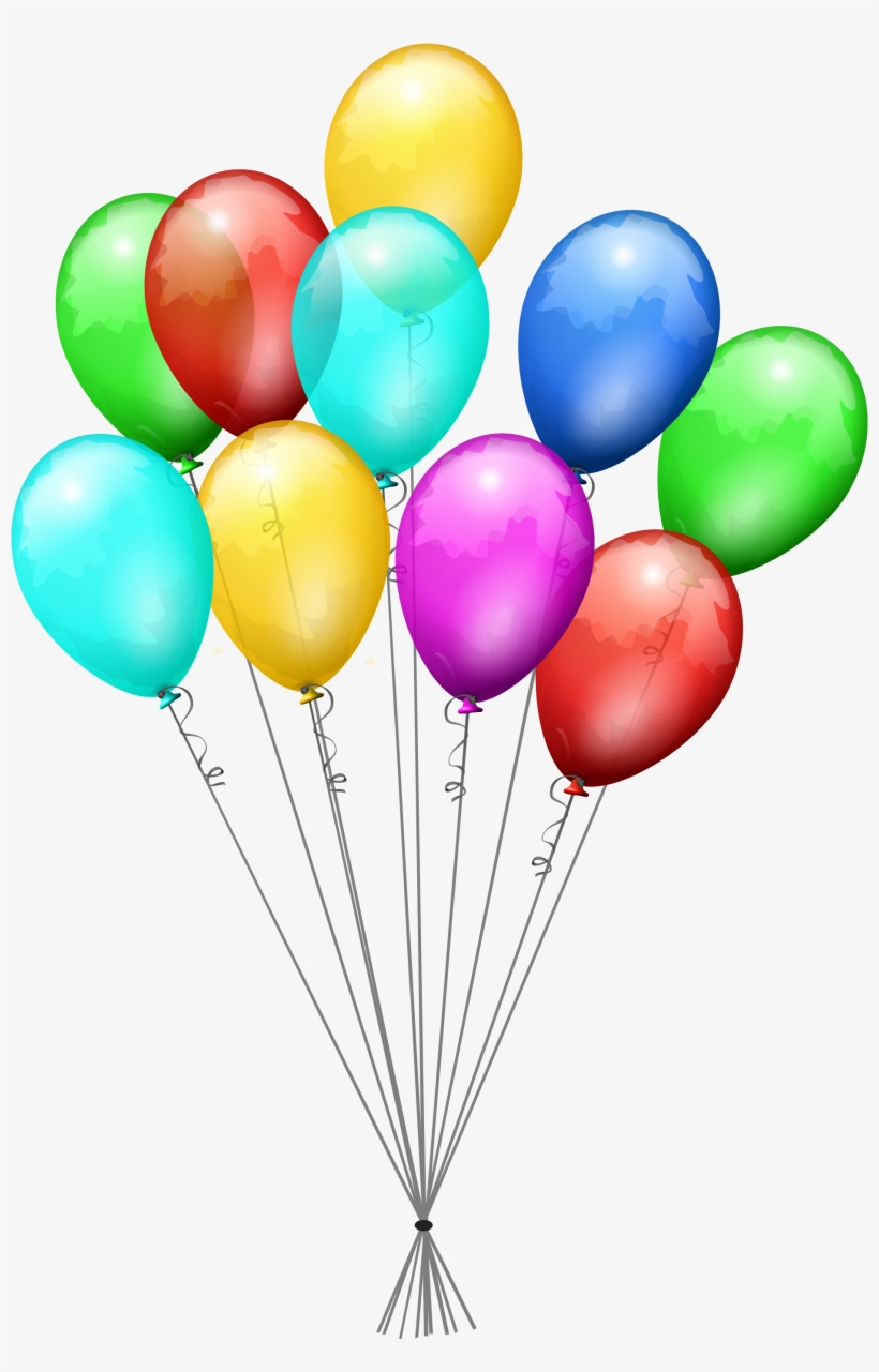 Open - Birthday Transparent Background Balloons PNG Image | Transparent ...