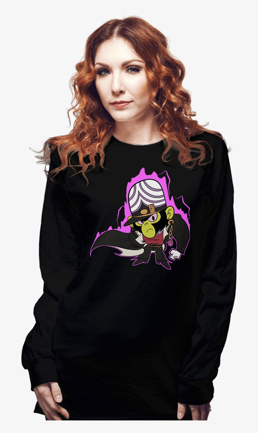 Mojo Jojo's Bizarre Adventure - Long Sleeve Shirtpunch PNG Image ...